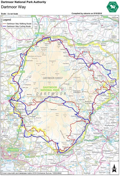 The Dartmoor Way | 95 miles of Cycling and Walking in Dartmoor National ...